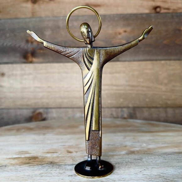 Artdeco | Art | 94s Bronze Statue Christ The Redeemer Hagenauer ...